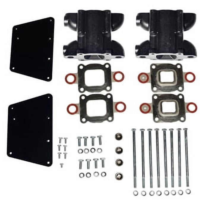 Exhaust Riser Kit 6" Barr Mercruiser 4.3L 5.0L 5.7L 6.2L w/Dry Joint ...