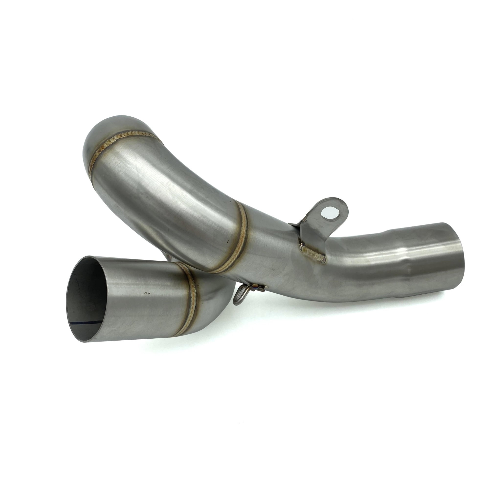 Exhaust Slip-On Pipe System Full Set Link Pipe Motorcycle Middle Pipe ...