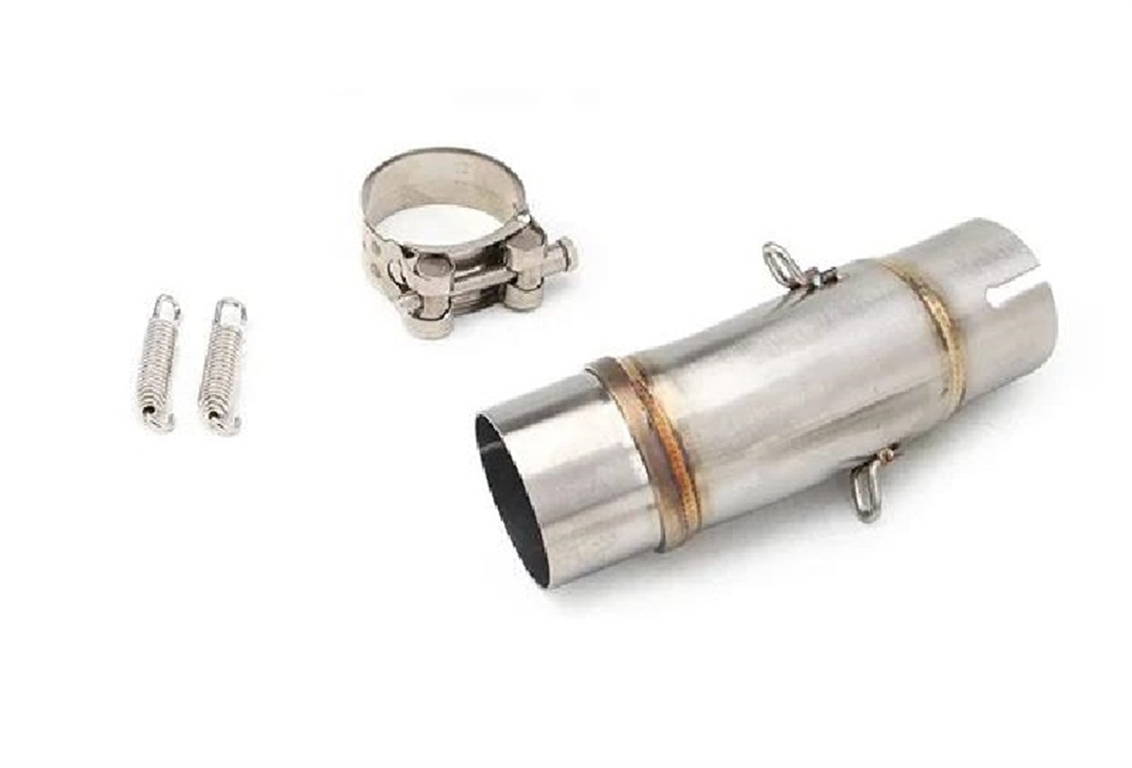 Exhaust System Middle Link Pipe Motorcycle 51mm Muffler Slip On For ...