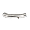 Exhaust System Middle Link Pipe Motorcycle Connecting Tube Slip On For ...