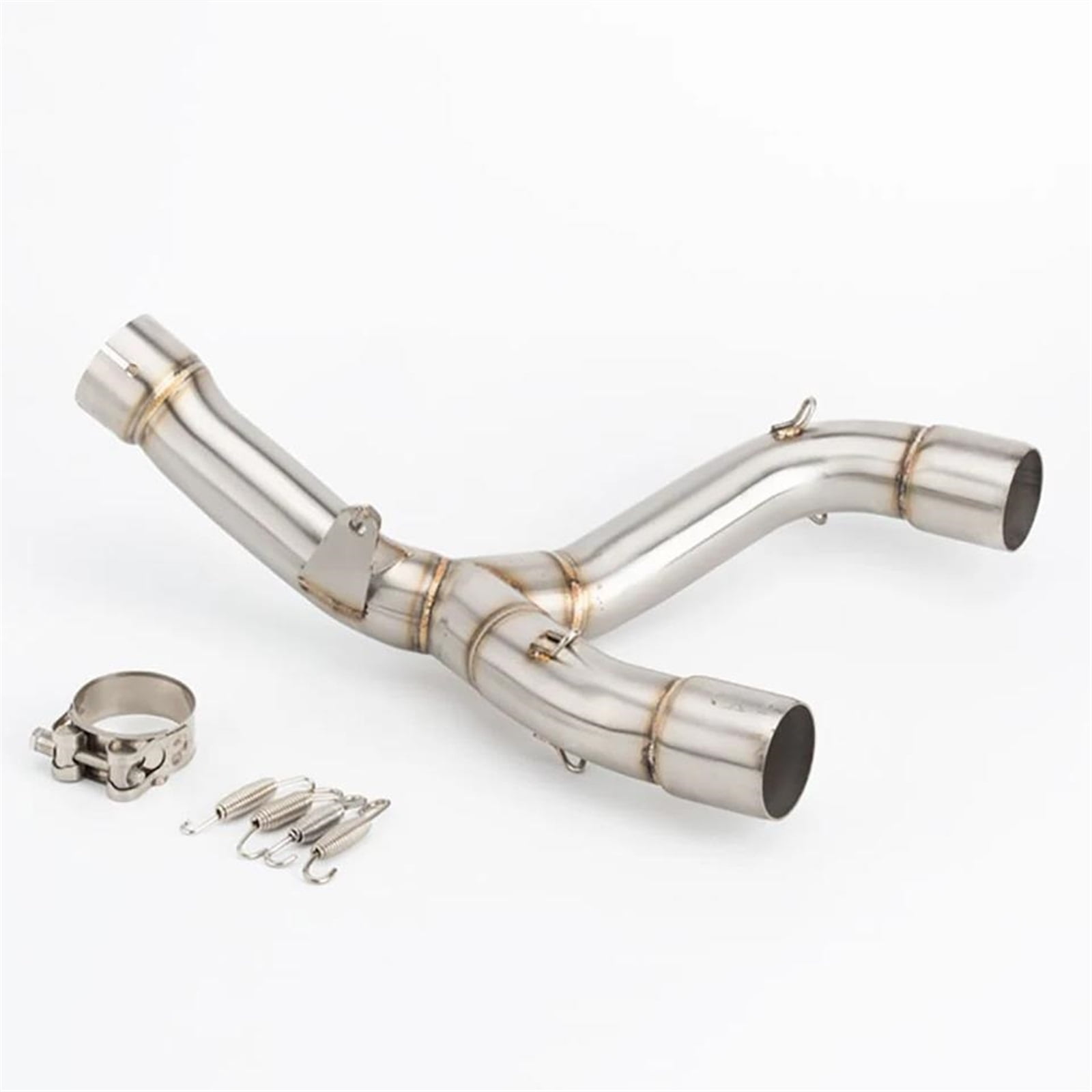 Exhaust System Middle Link Pipe Motorcycle Stainless Steel Connecting ...