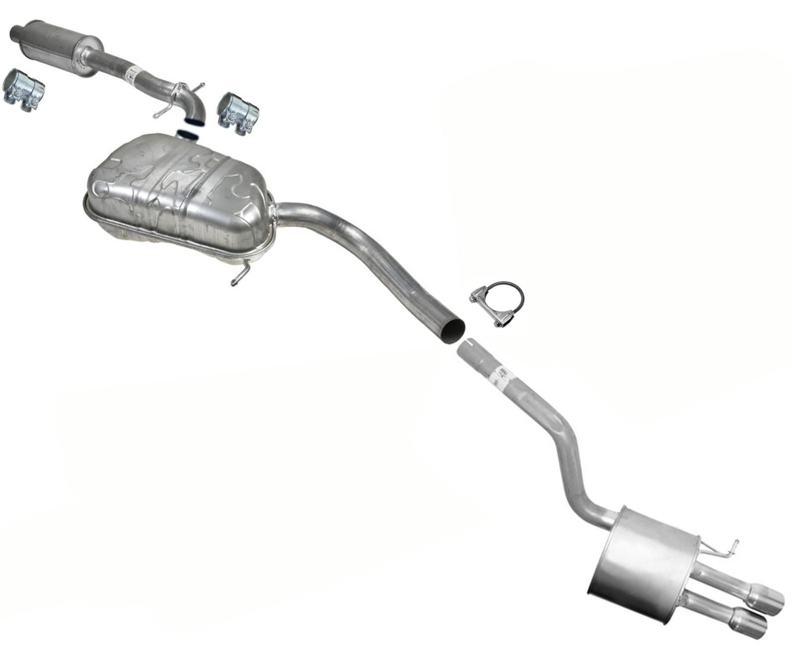 Exhaust System Muffler for 11-2012 Volkswagen Jetta 2.5L Wagon Engine ...