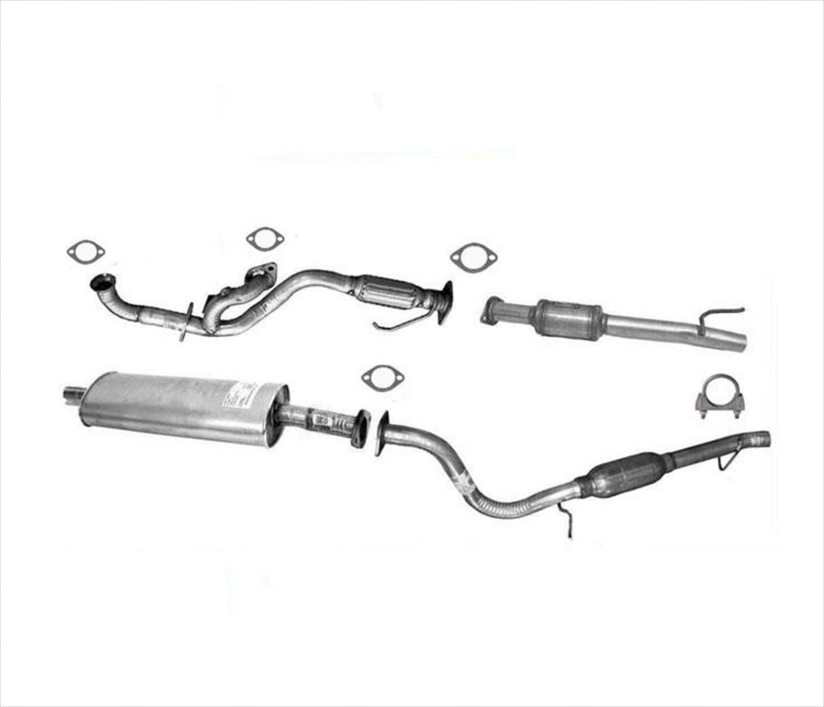 Exhaust System Y Pipe Rear Converter Resonator for Ford Escape 3.0L 01 ...