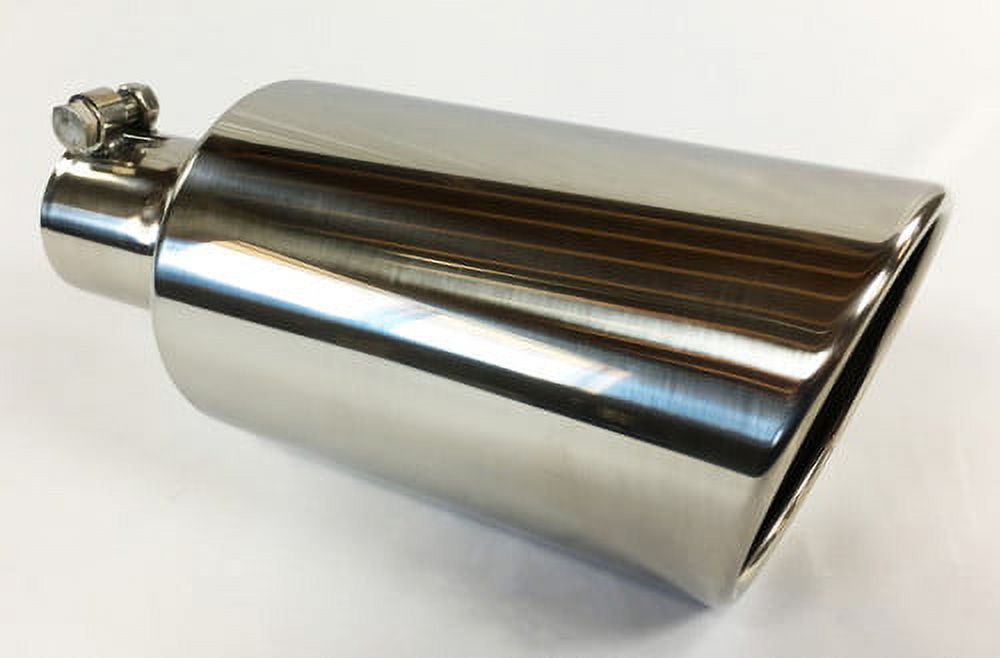 Gibson Exhaust 500383 GIB500383 POLISHED STAINLESS STEEL TIP - Walmart.com