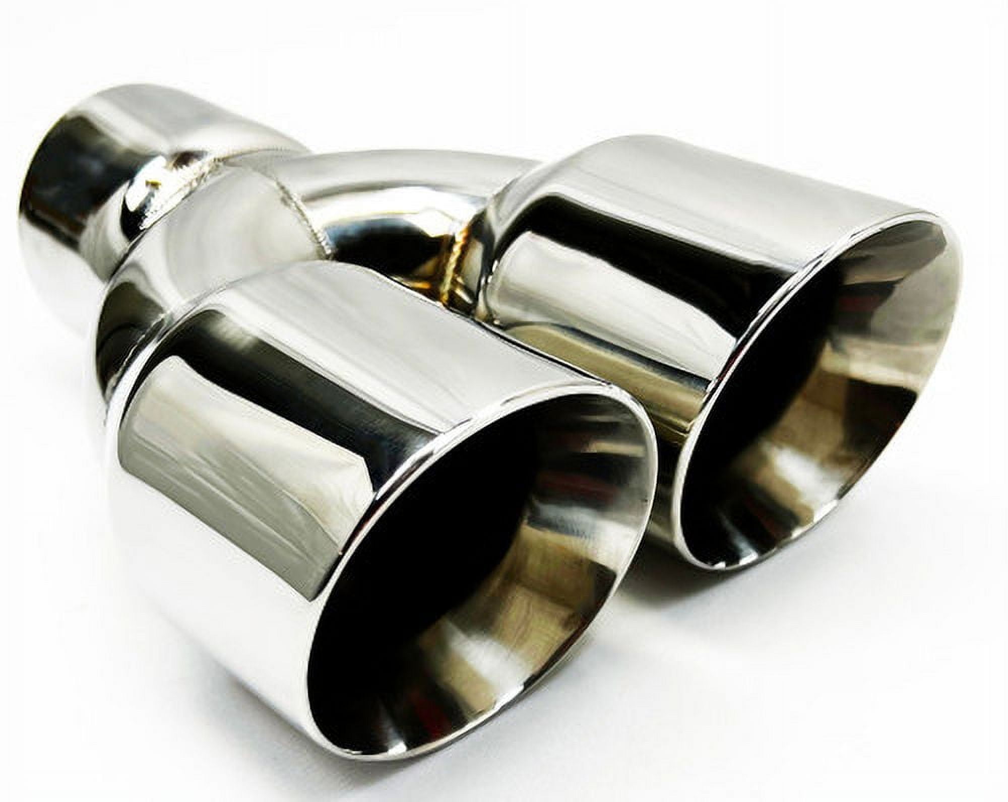 Exhaust Tip 3.00" Inlet Dual 3.50 X 9.00 Long Round WDWDRS3500950-300 ...