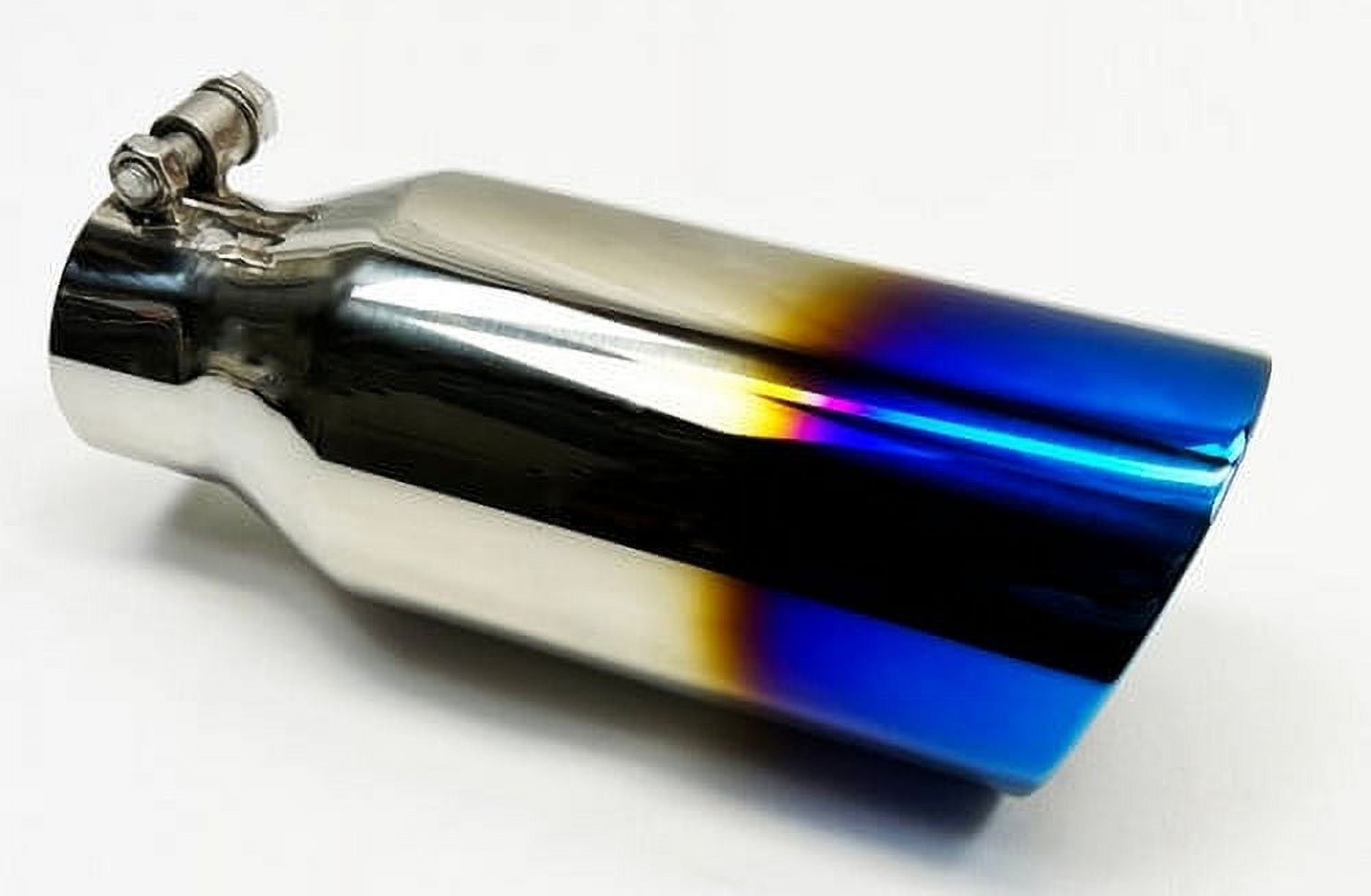 Exhaust Tip 4.00" OD X 10.00" Long 2.50" Bolt On Inlet WDW40010-BOSS ...