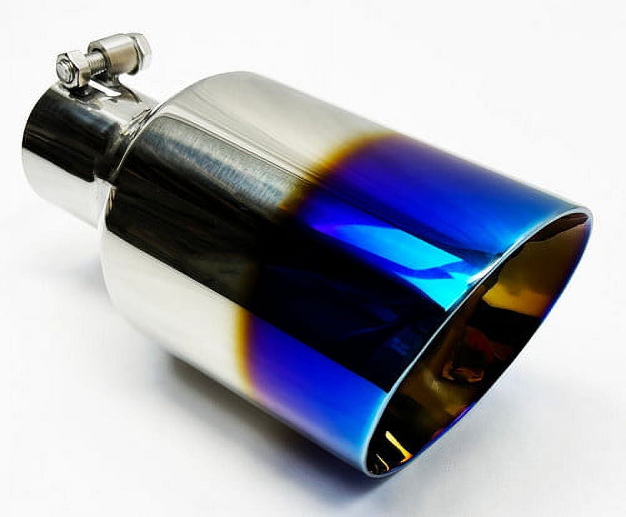 Exhaust Tip 5.00" OD X 10.00" Long 2.50" Bolt On Inlet WDW50010-BOSS ...