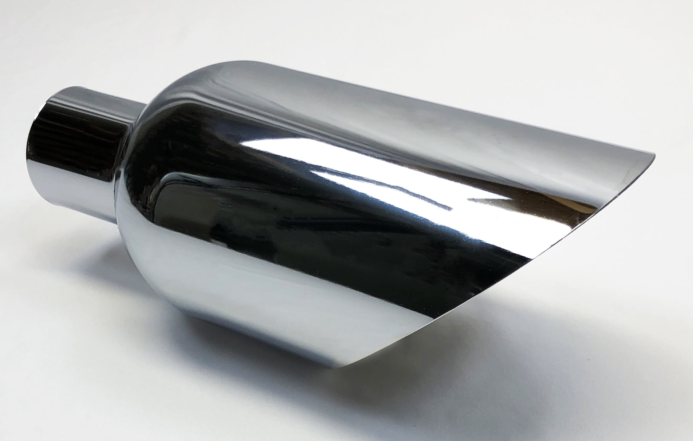 Exhaust Tip 5.00 X 12.00" Long 2.25 Inlet WW50012-225-BOSS-S Slant ...