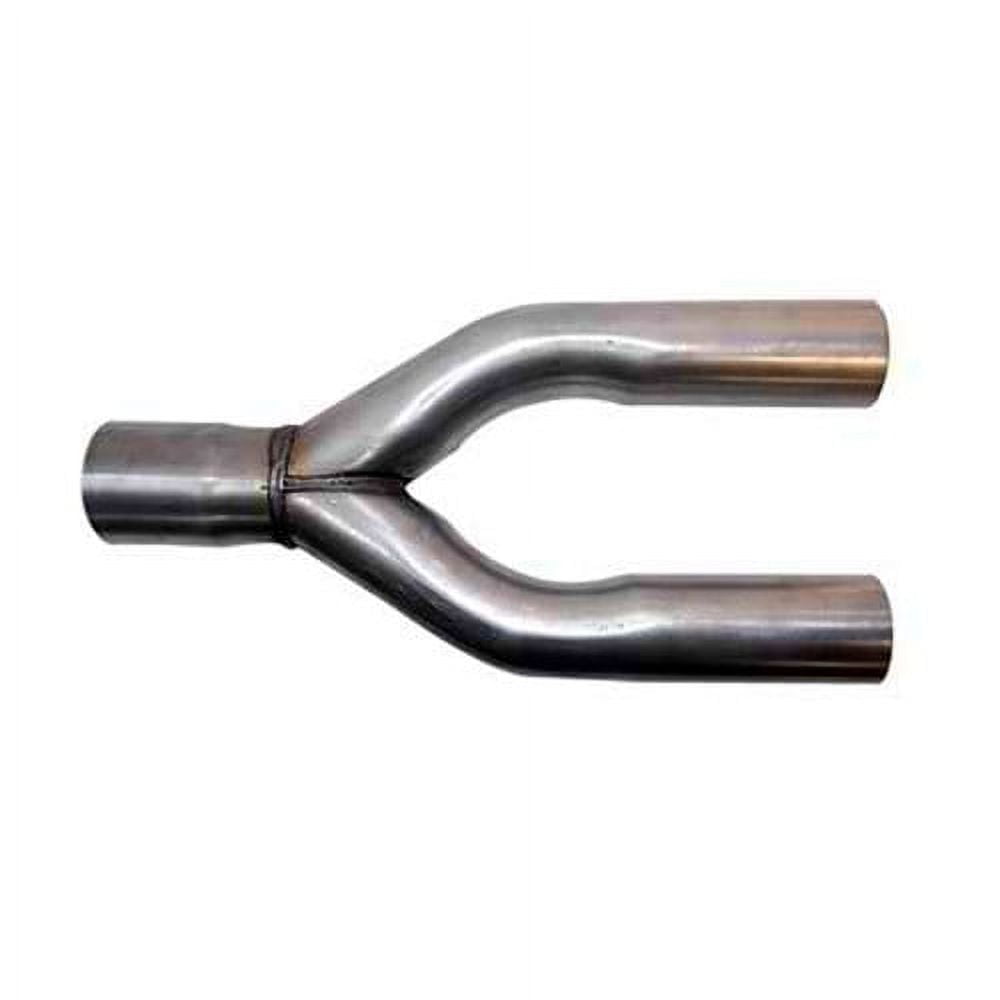 Exhaust Y Pipe 2.50" Dia Single Inlet to 2.50" Dia Dual Outlets ...