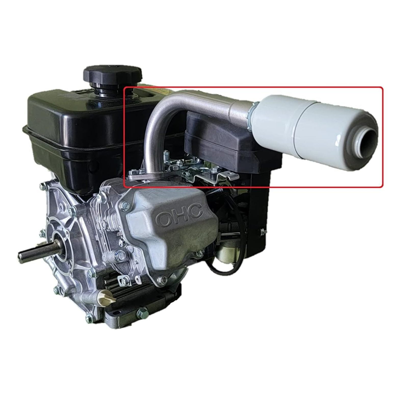 Exhaust with Muffler for: Robin EX17, EX13, Robin EX21, EX27 & Robin 6 ...