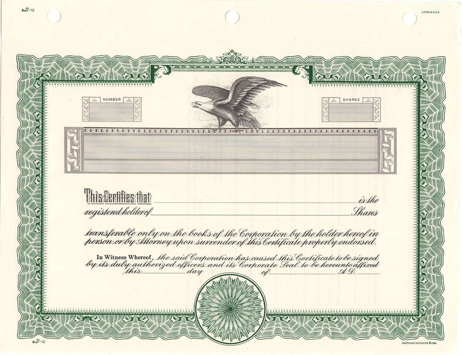 Exhibit Indexes Cream Award Certificates, 8.5" X 11" 15Packs - Walmart.com