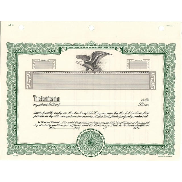 Exhibit Indexes Cream Award Certificates, 8.5" X 11" 15Packs - Walmart.com