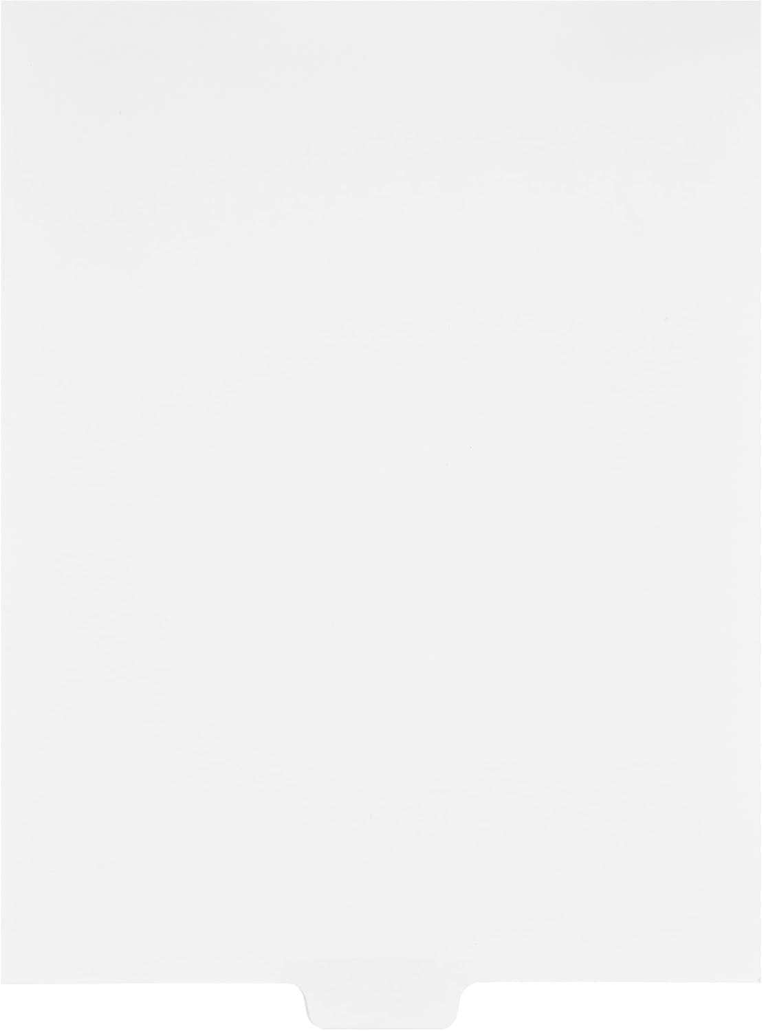 Exhibitindexes® Blank Bottom Tabs, All Position 3 of 5 Positions ...