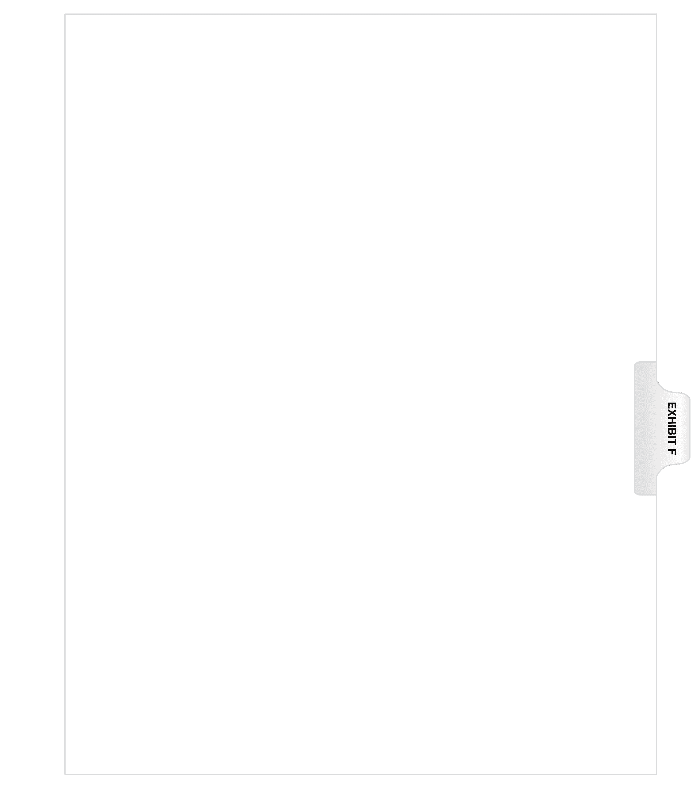 Exhibitindexes® Side Exhibit Tabs Letter Size AVE Style Bold Font ...