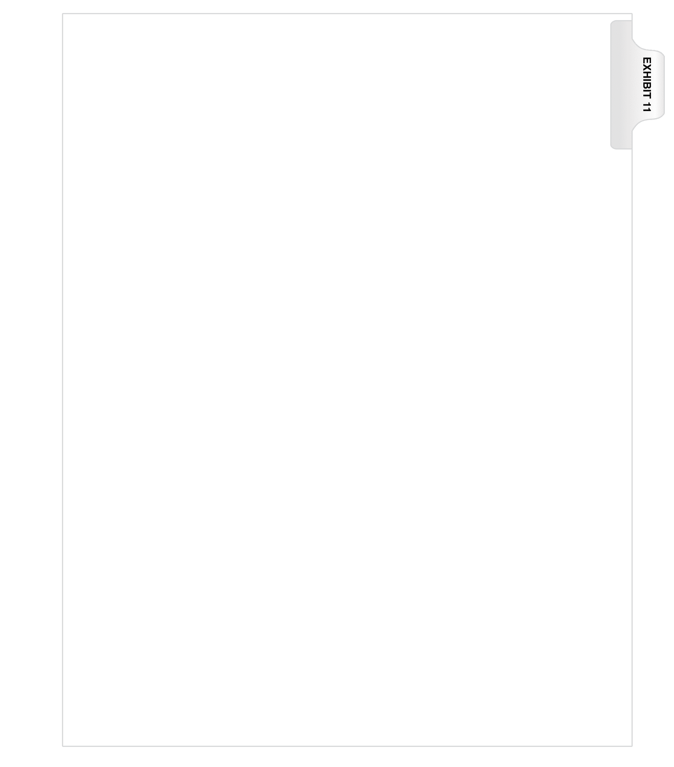 Exhibitindexes® Side Exhibit Tabs Letter Size AVE Style Bold Font ...