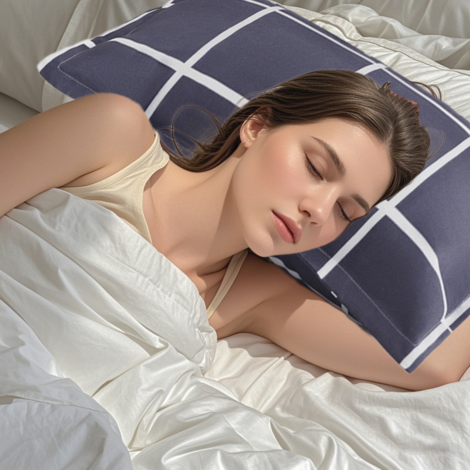 Exhoden Bedding Bed Pillow Cool Hotel Quality Corner Propped Pillow For ...