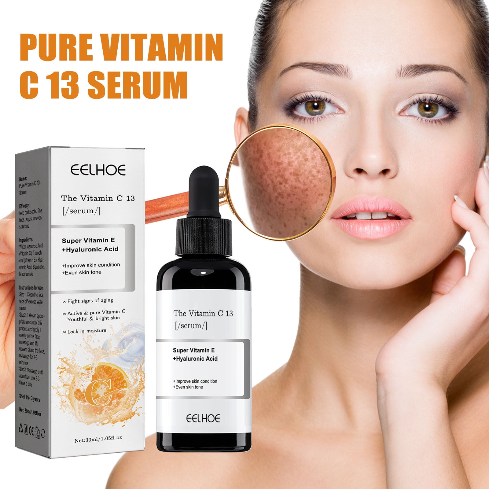 Exhoden Serum Tend Skin，C Facial Aging Wrinkle Removal Eye Fine And ...