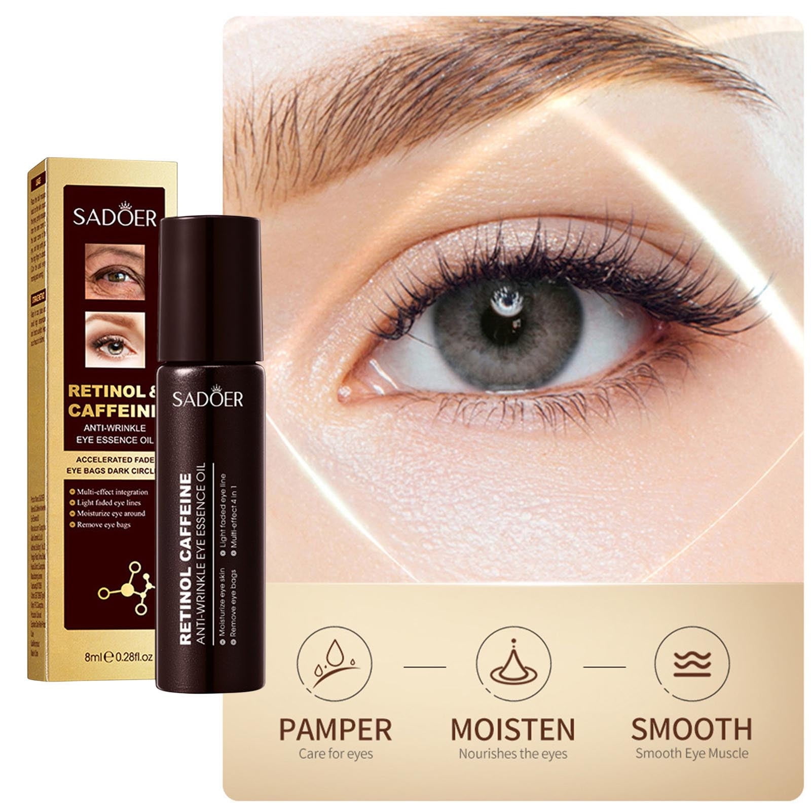 Exhoden Wrinkle Eye Oil Moisturizing And Improving Fine Lines And Black ...