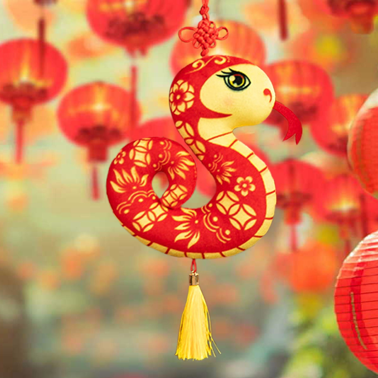 Exhoden Year Of The Snake 2025 Hanging Decoration,Snake Plush Ornaments ...