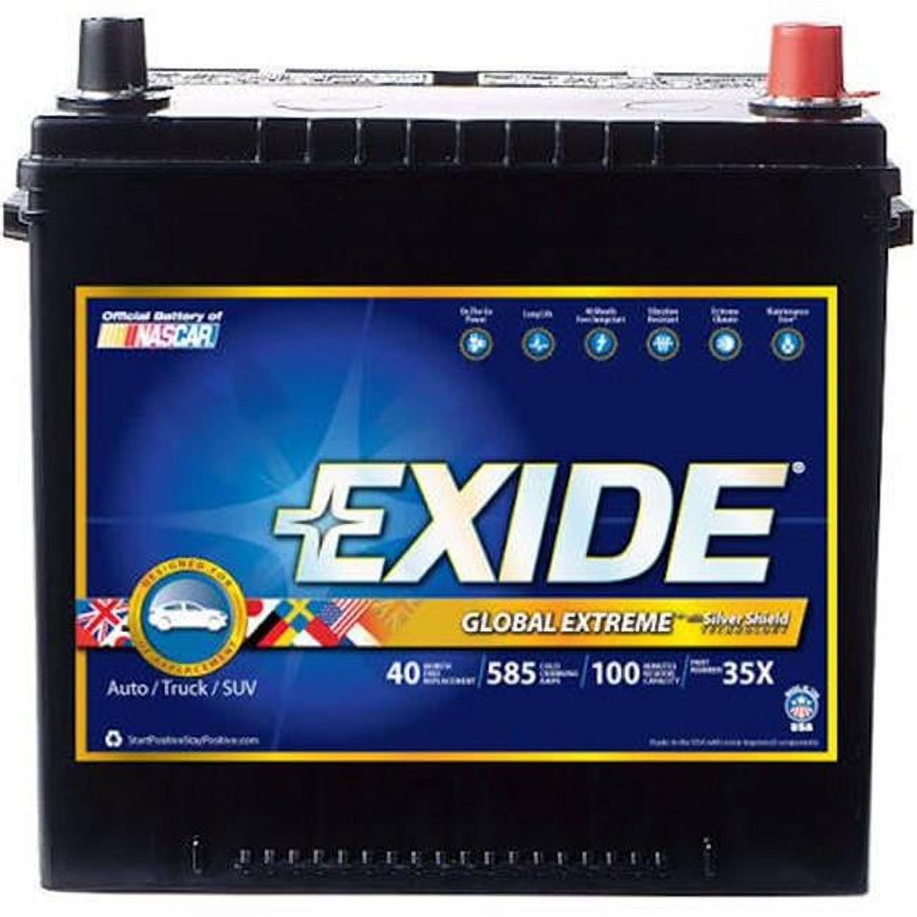 Exide Battery 35X Extreme Premier Global Battery - Walmart.com