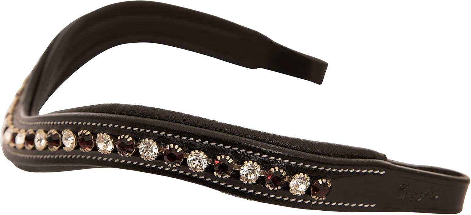 Exion Horse Browband For English Bridle | Curved Shape Padded ...