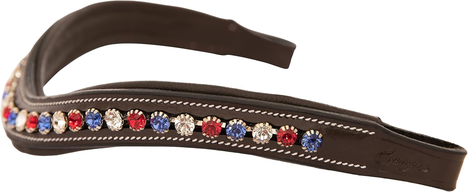 Exion Horse Browband For English Bridle | Curved Shape Padded ...