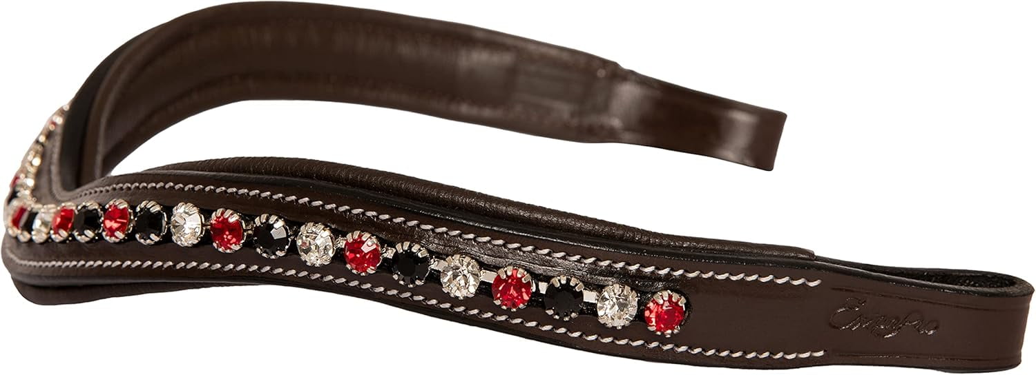 Exion Horse Browband For English Bridle | Curved Shape Padded ...
