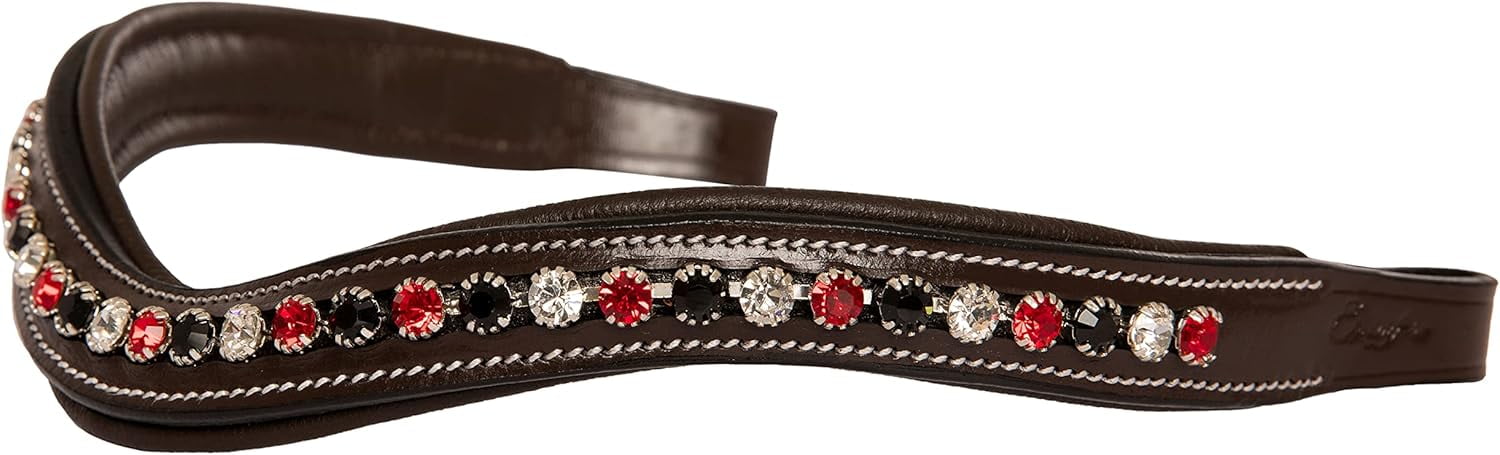 Exion Horse Browband For English Bridle | Curved Shape Padded ...