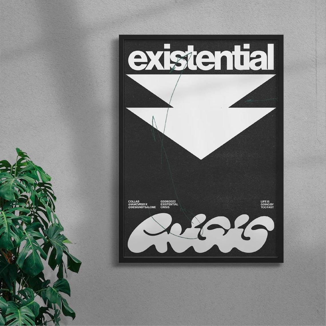 Existential Crisis Aesthetic Wall Art Print Minimalist Poster For ...