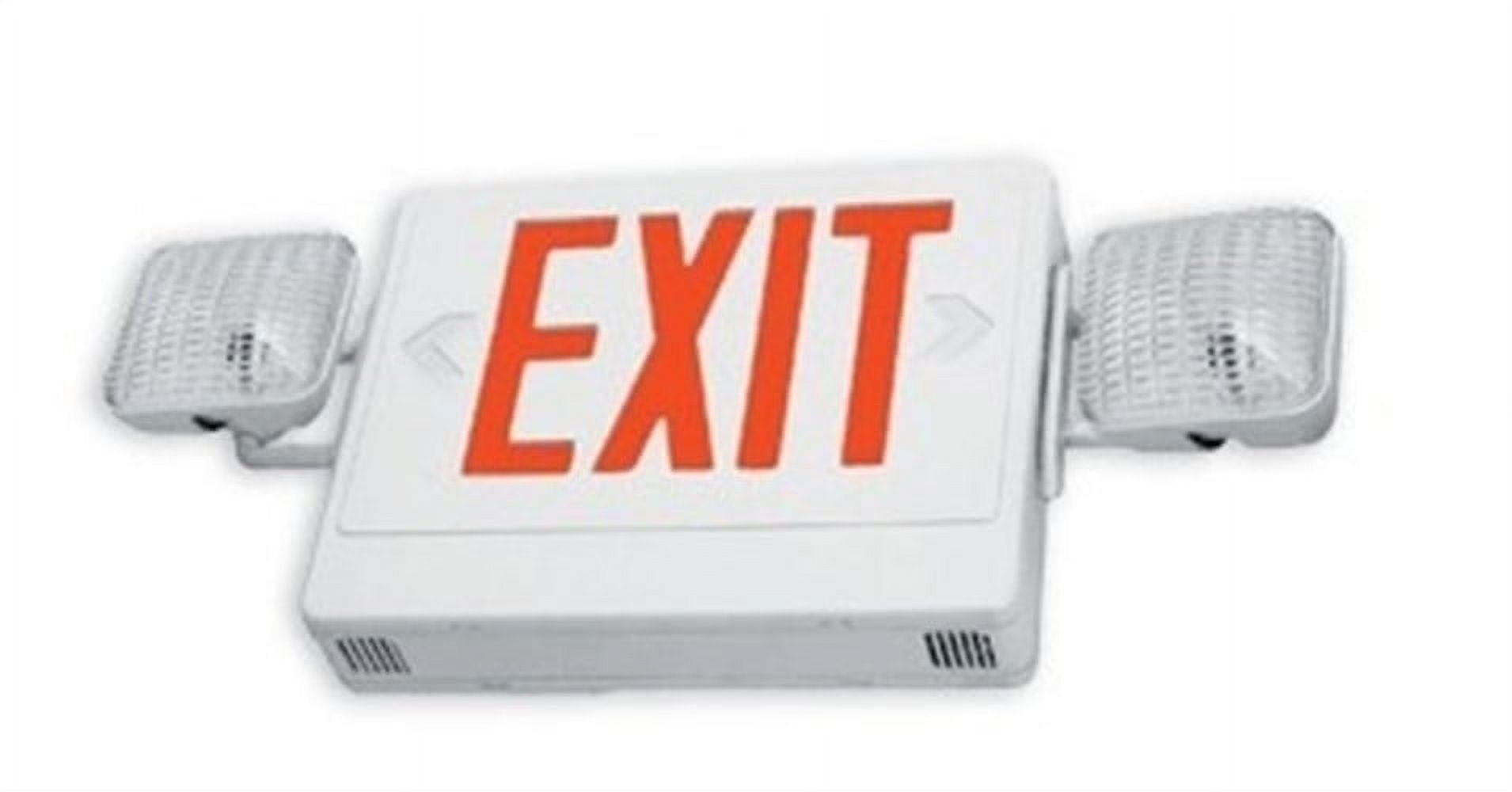 Exit/Emerg Combo,Red Led - Walmart.com
