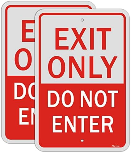 Exit Only Do Not Enter Signs, Exit Only Signs No Entry Sign Engineer ...