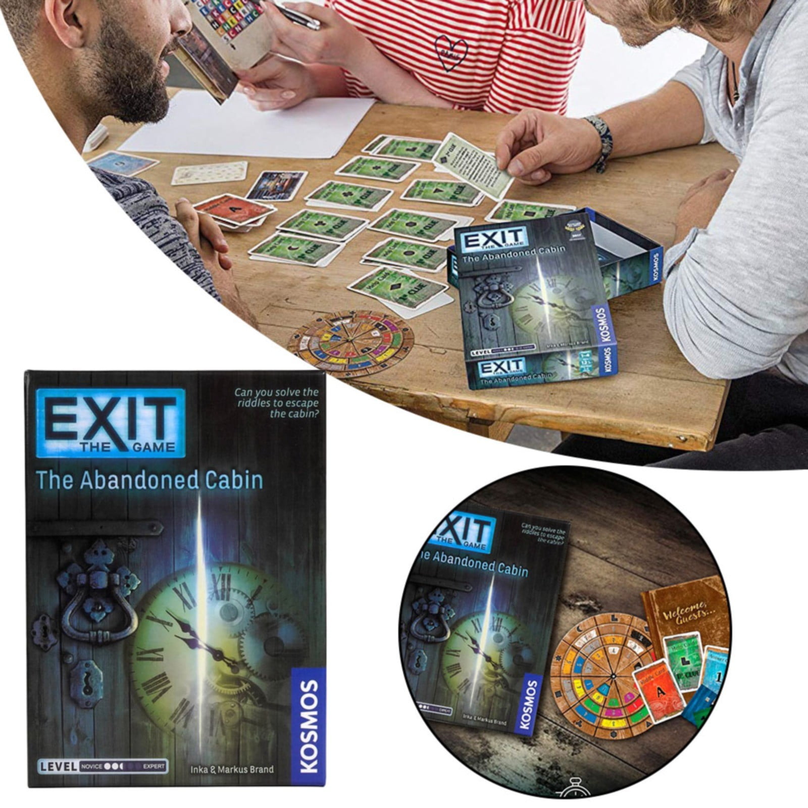 Exit the Game Escape Room in a Box Escape Room Game Exit: The Abandoned ...