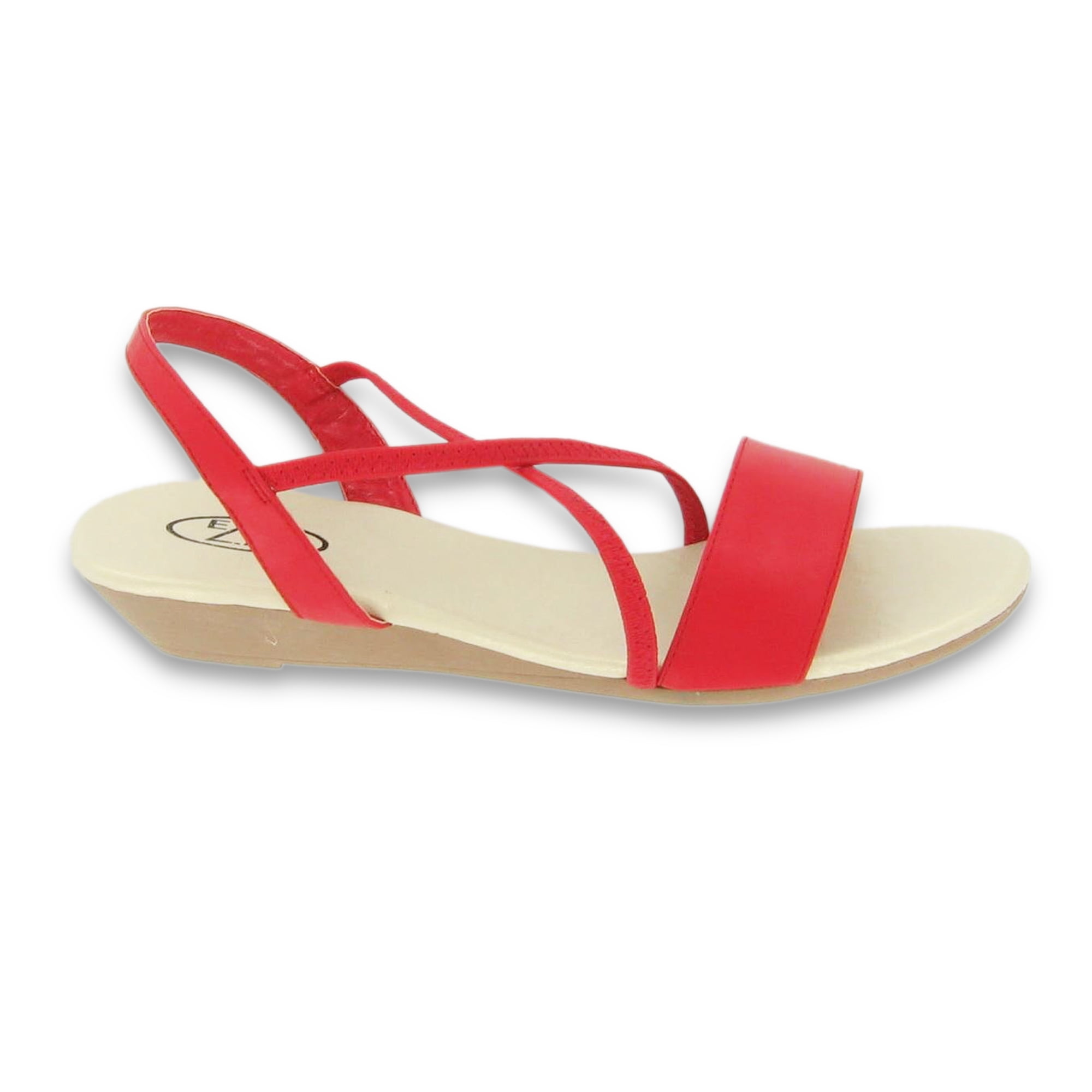 Exit LA Women's Spice Cross Strap Sandal - Walmart.com