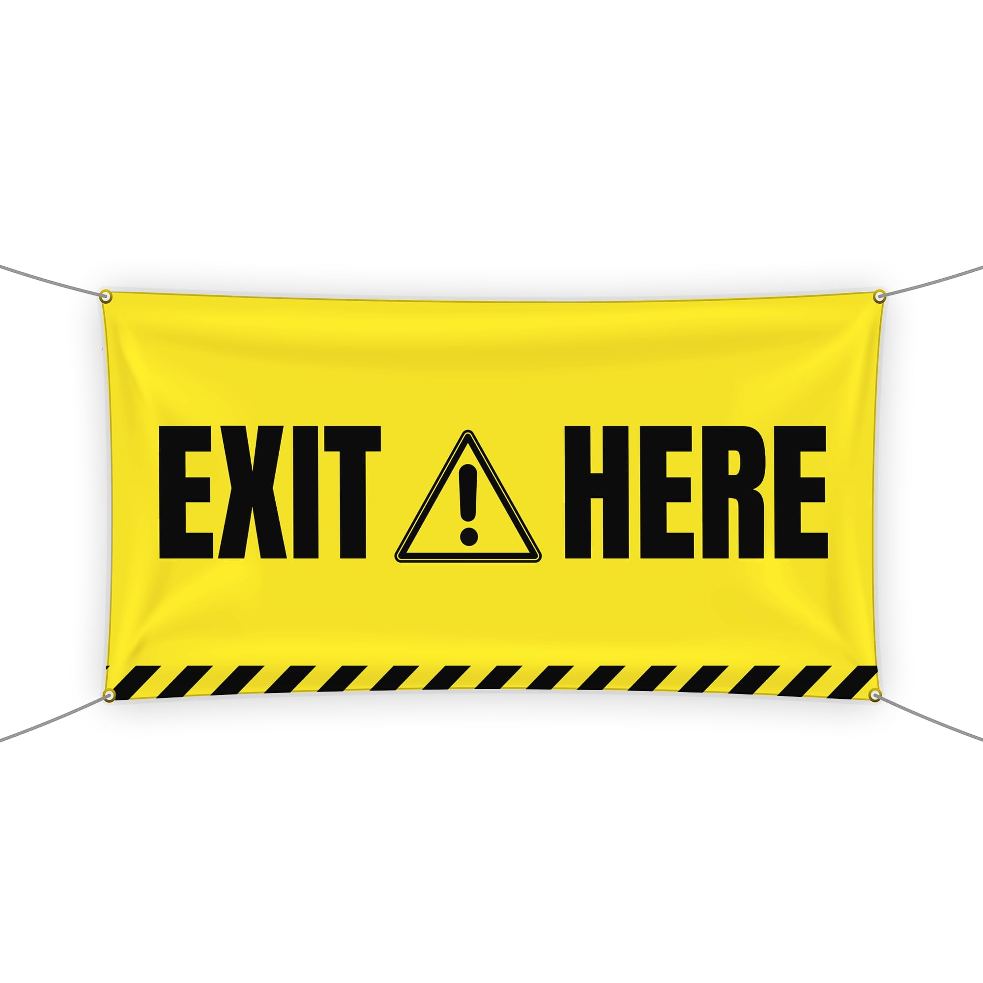 Exit Large Banners and Signs for Outdoor by DreamController-Polyester ...
