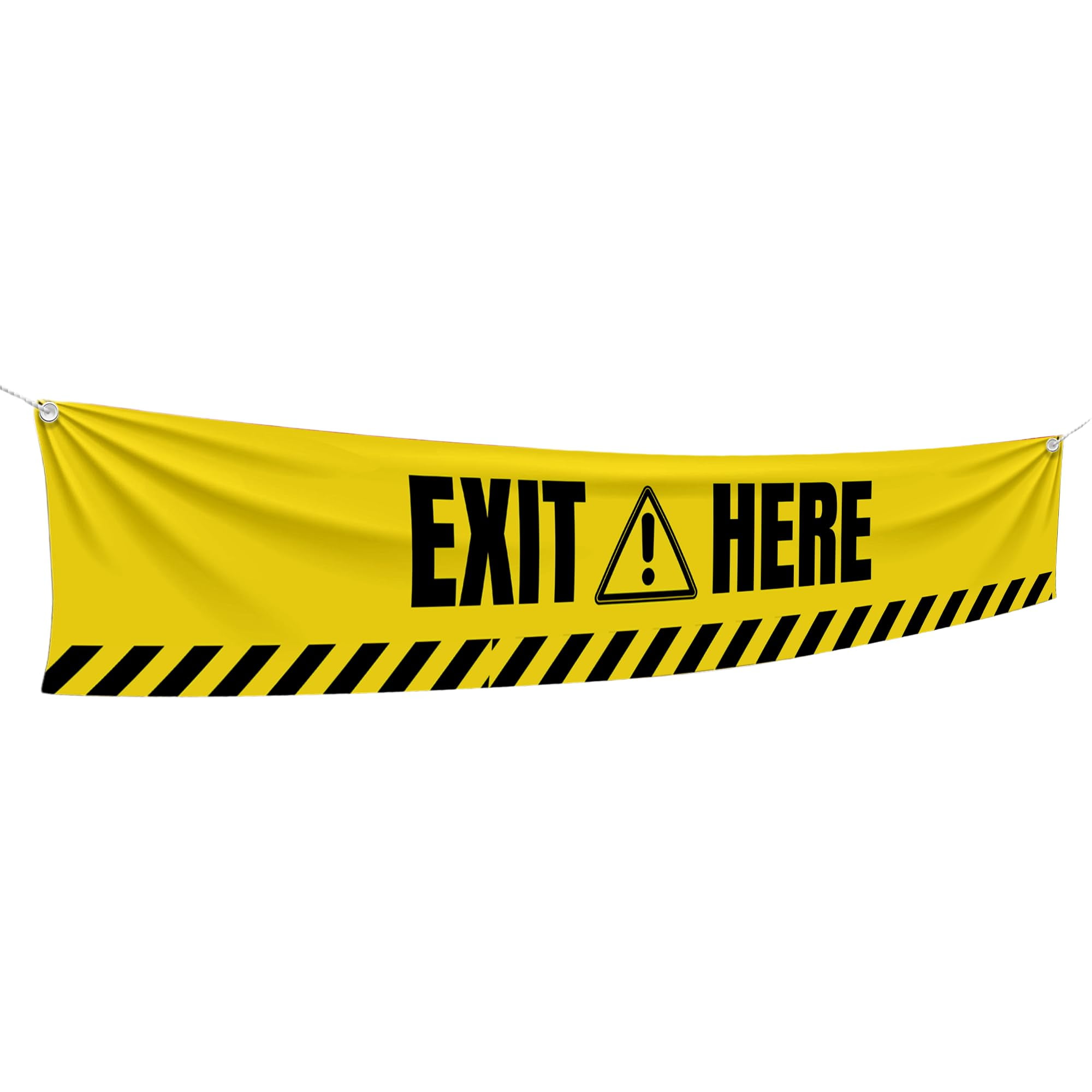 Exit Large Banners and Signs for Outdoor by DreamController-Polyester ...