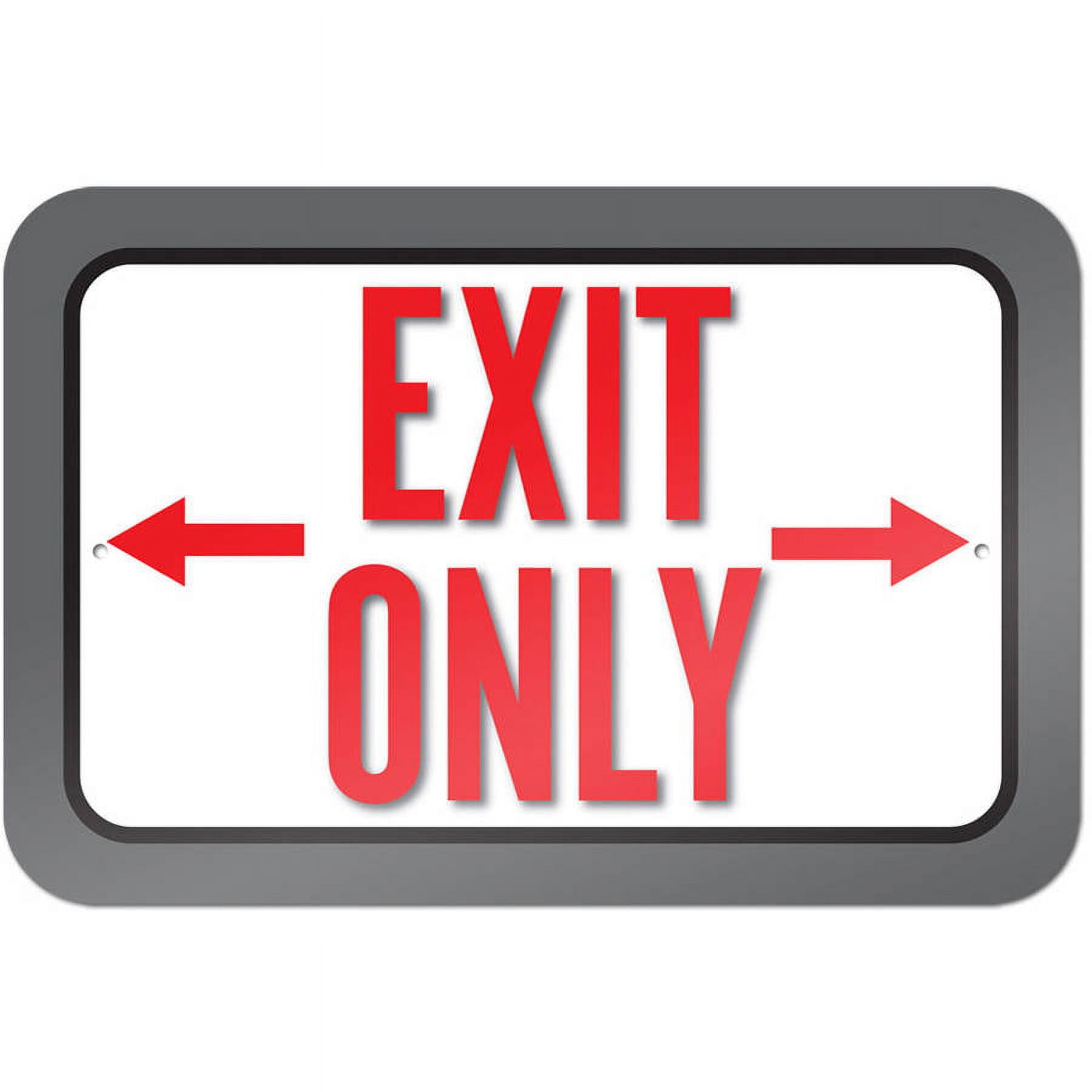 Exit Only Sign - Walmart.com