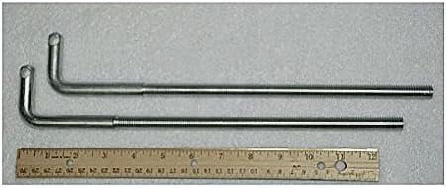 Exit Security SB-P1-1015 Extra Long L-Bolts for Recessed Frames, Metal ...