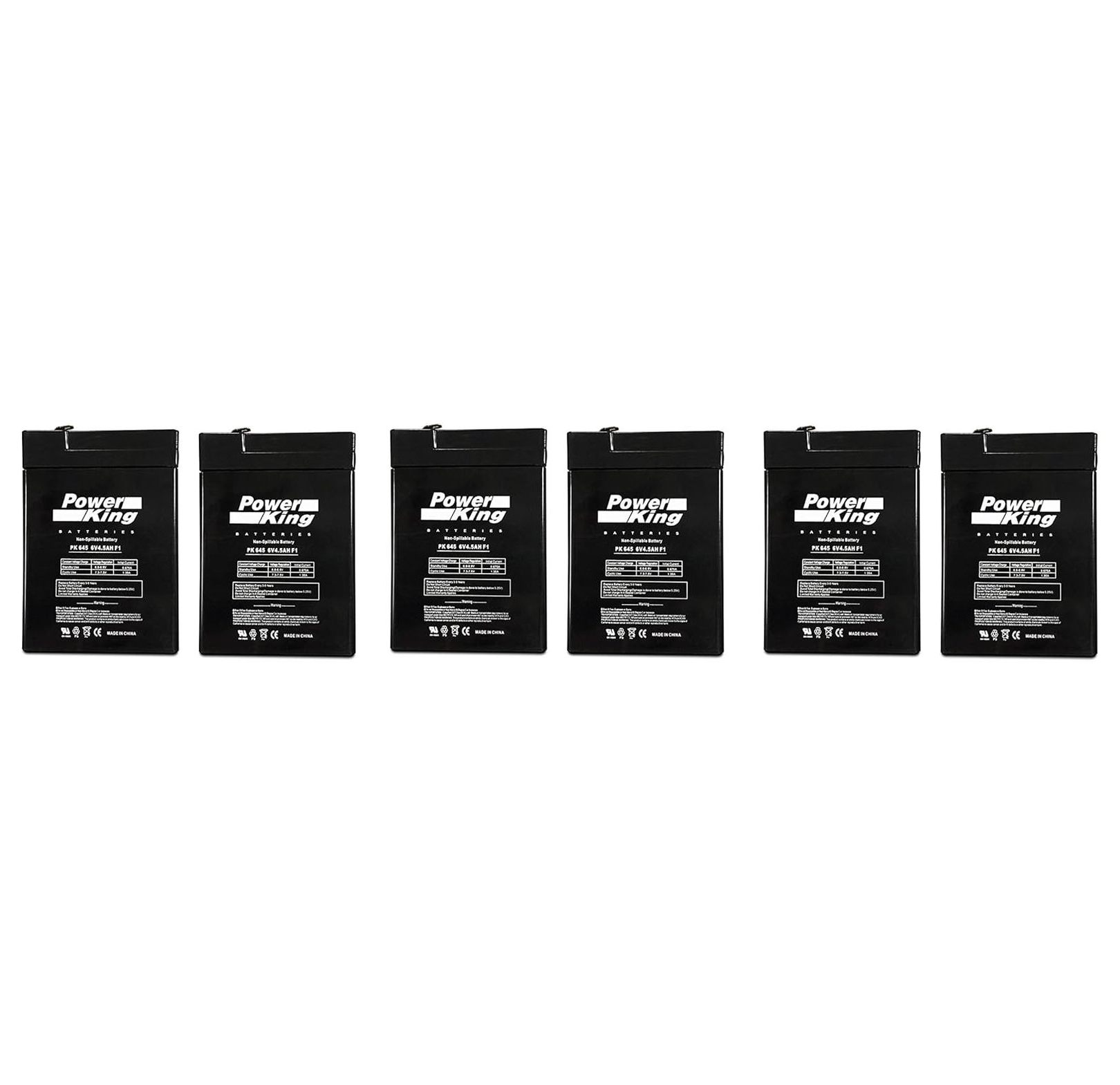 Exit Sign Battery 6V 4.5Ah Backup - 6 Pack - Walmart.com