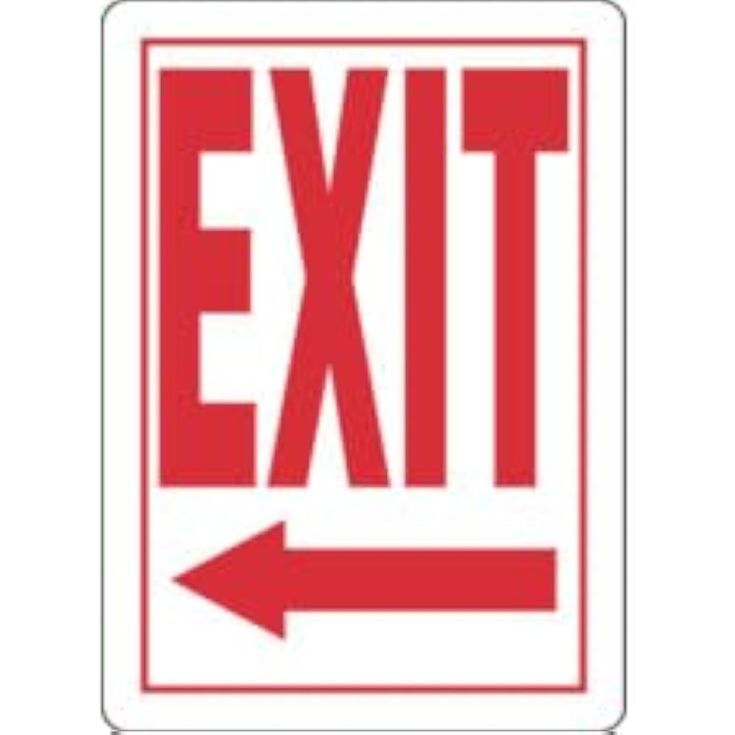 Exit Sign - Security and Admittance Sign - Exit Sign, No.6022 Safety ...
