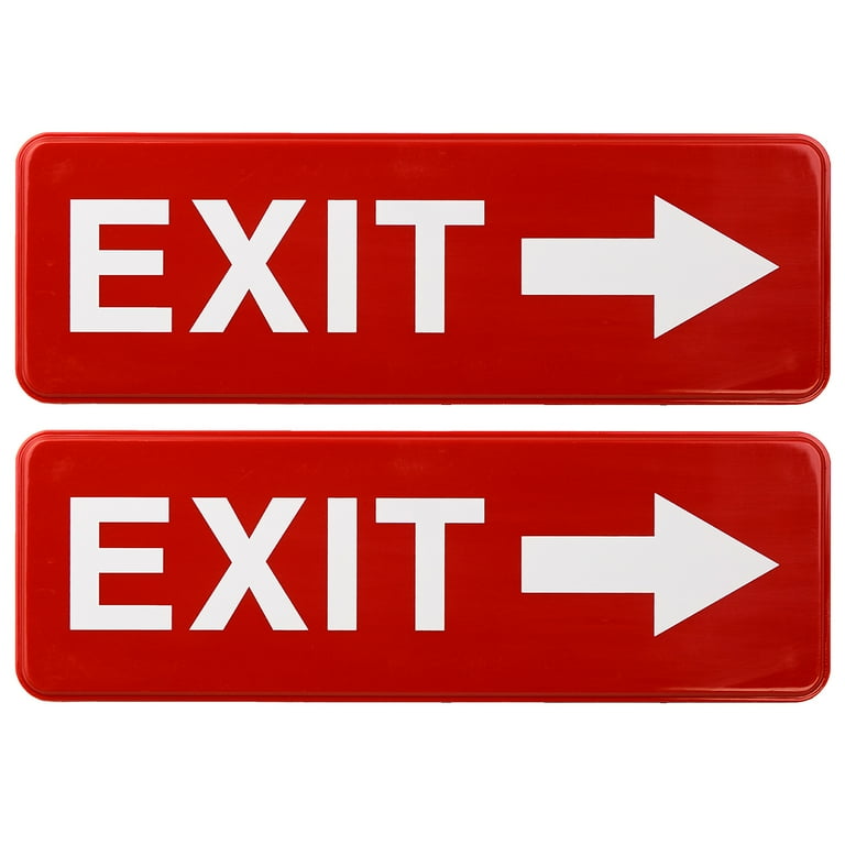Red Exit Sign