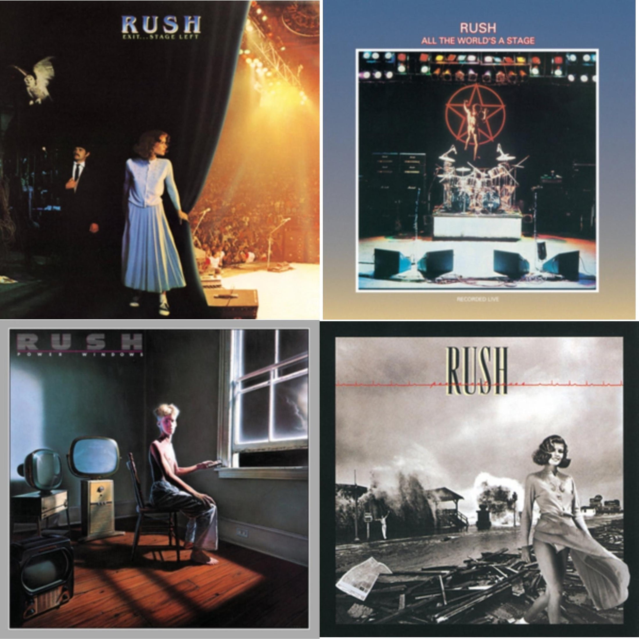 Exit Stage Left (180G) & All The World's A Stage (180G) & Power Windows ...