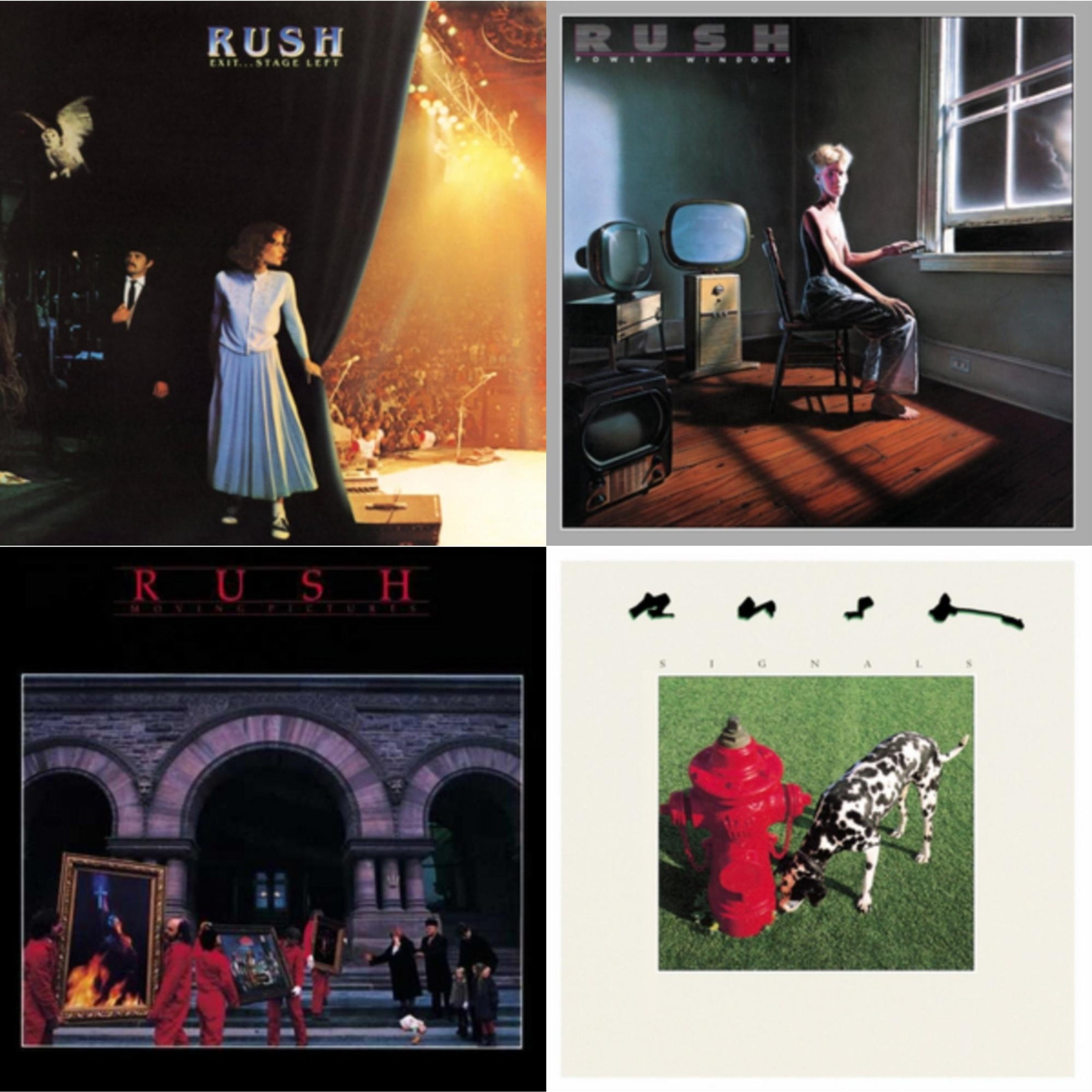 Exit Stage Left (180G) & Power Windows (180G) & Moving Pictures (180G LP Vinyl/Dl Card ...