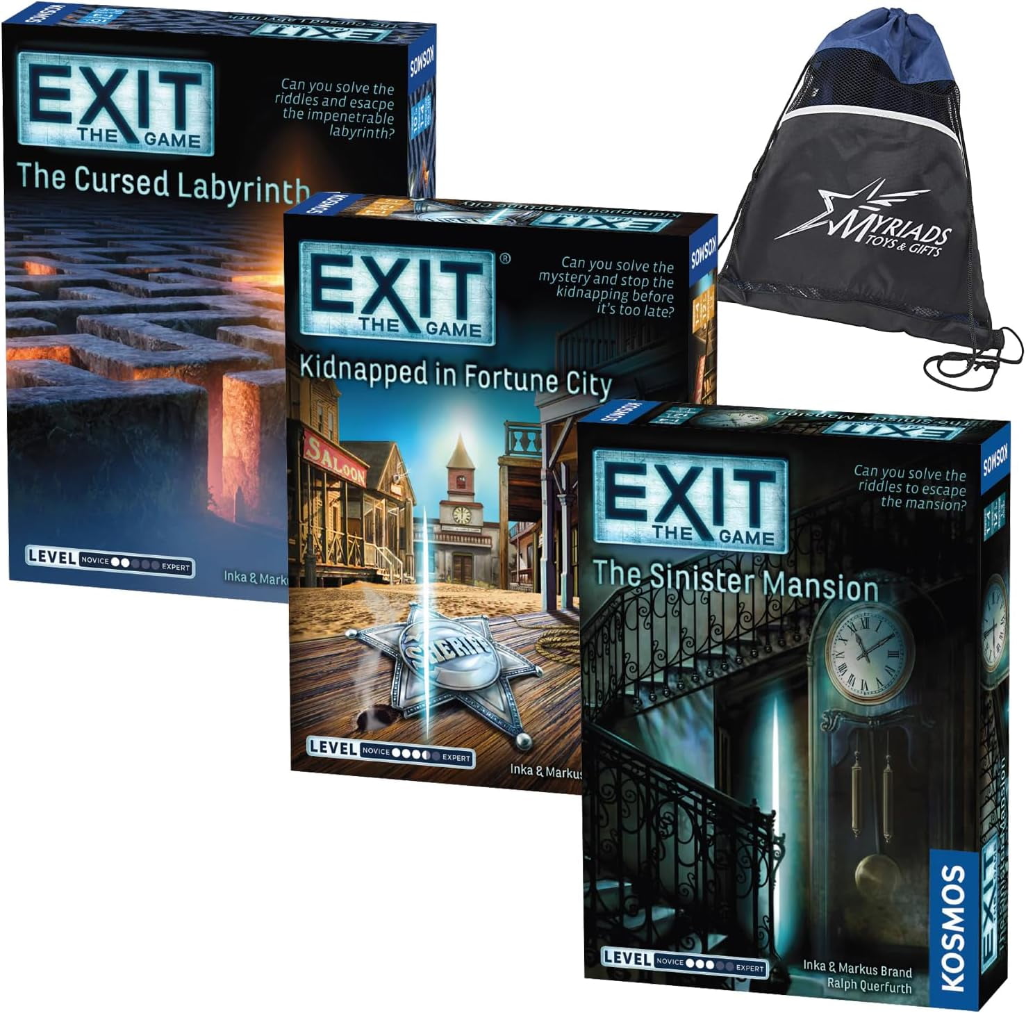 Exit: The Game Bundle - The Cursed Labyrinth, Kidnapped in Fortune City ...