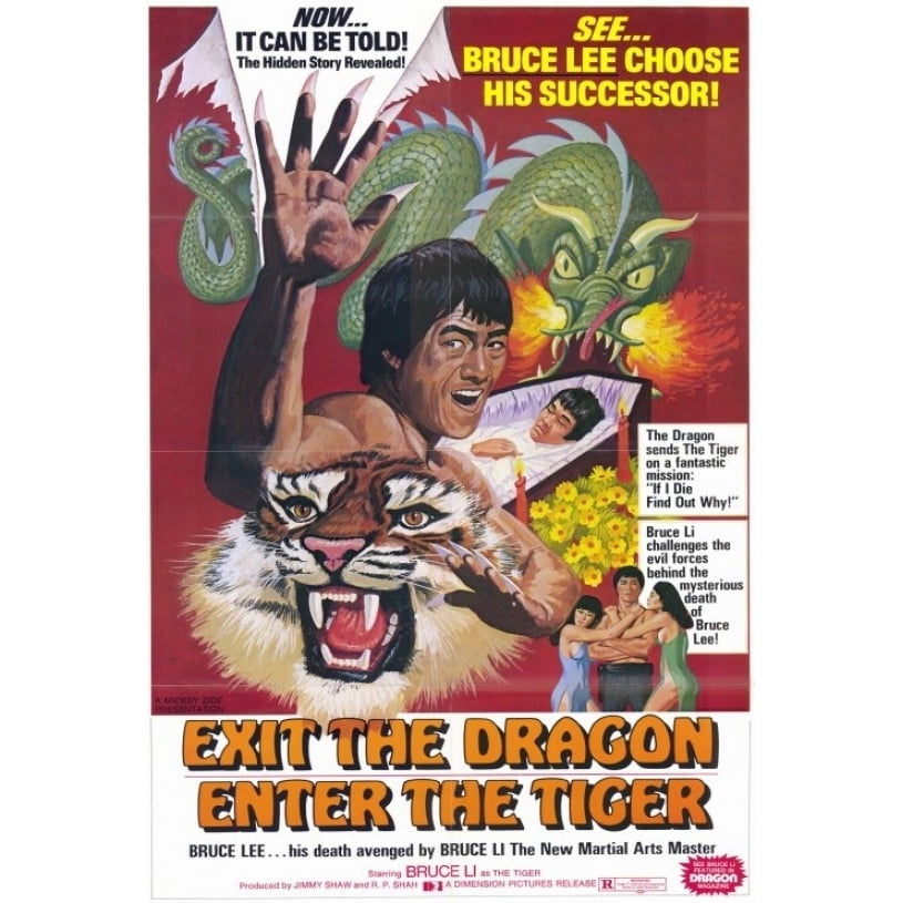 Exit the Dragon Enter the Tiger Movie Poster Print (27 x 40) - Item ...