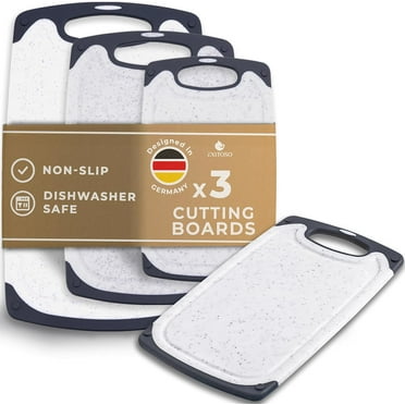 Tasty Poly Cutting Board Prep Station Set with Removable Trays, Tasty ...