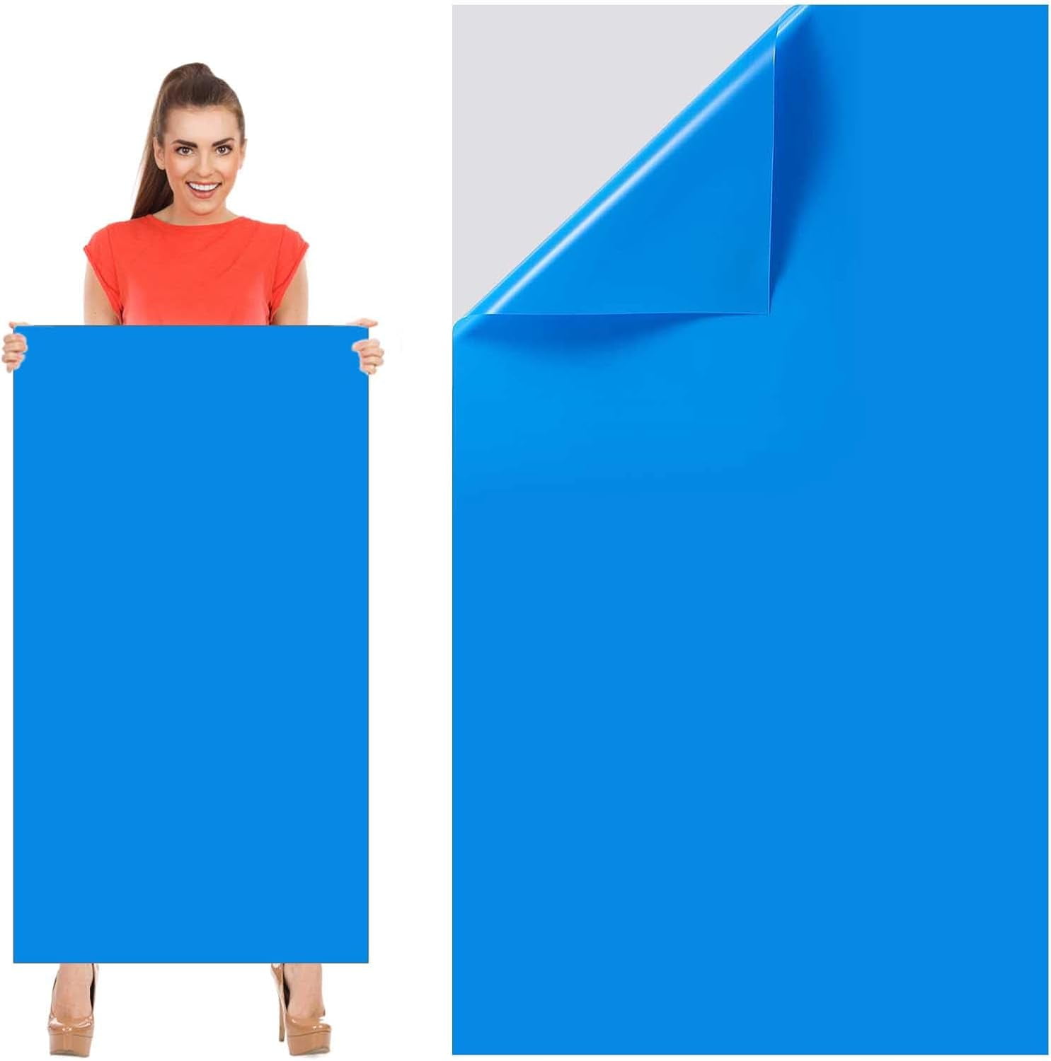 Exlarge Pool Liner Repair Patch - 4ft x 2.8ft Self-Adhesive PVC Vinyl ...