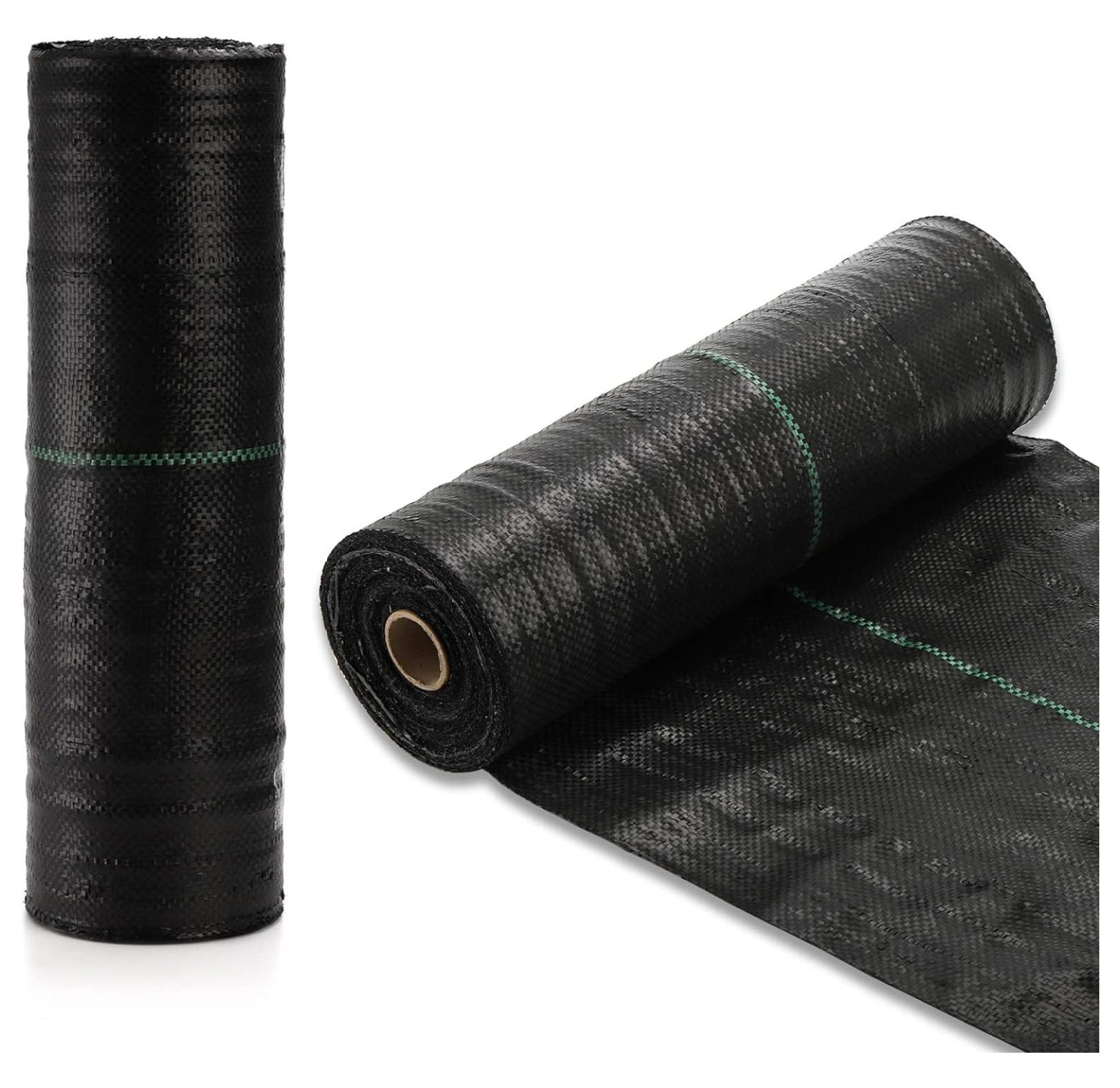 Exlonjet 1.3ft x 250ft Weed Barrier Landscape Fabric, Heavy Duty Woven ...