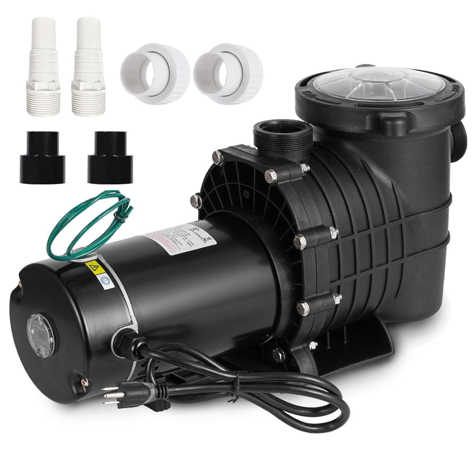 Exlonjet 1.5 Pool Pump Inground, Self Primming pool pump above ground ...