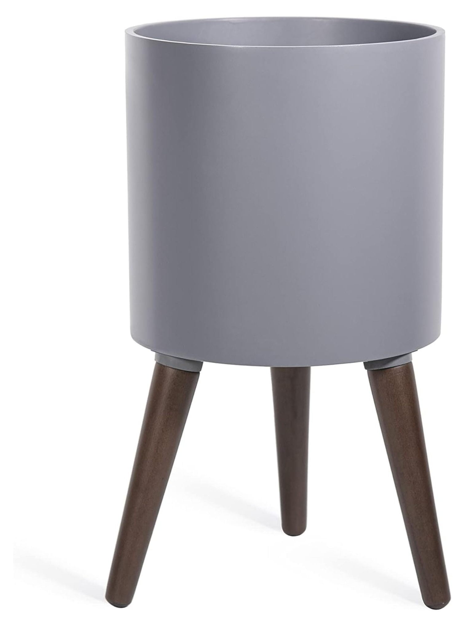 Exlonjet 10 Inch Planter Pot with Stand, -Century Tall Plant Pot with ...