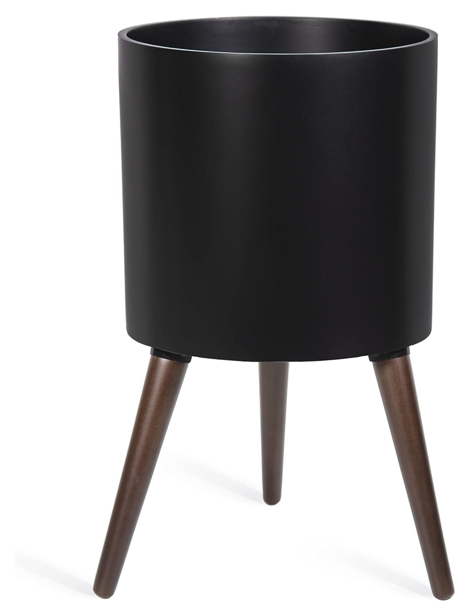 Exlonjet 12 Inch Planter Pot with Stand, -Century Tall Plant Pot with ...